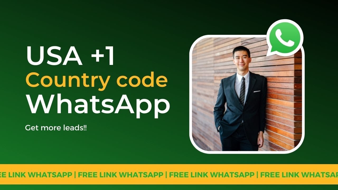 USA Country Code WhatsApp Number YouTube