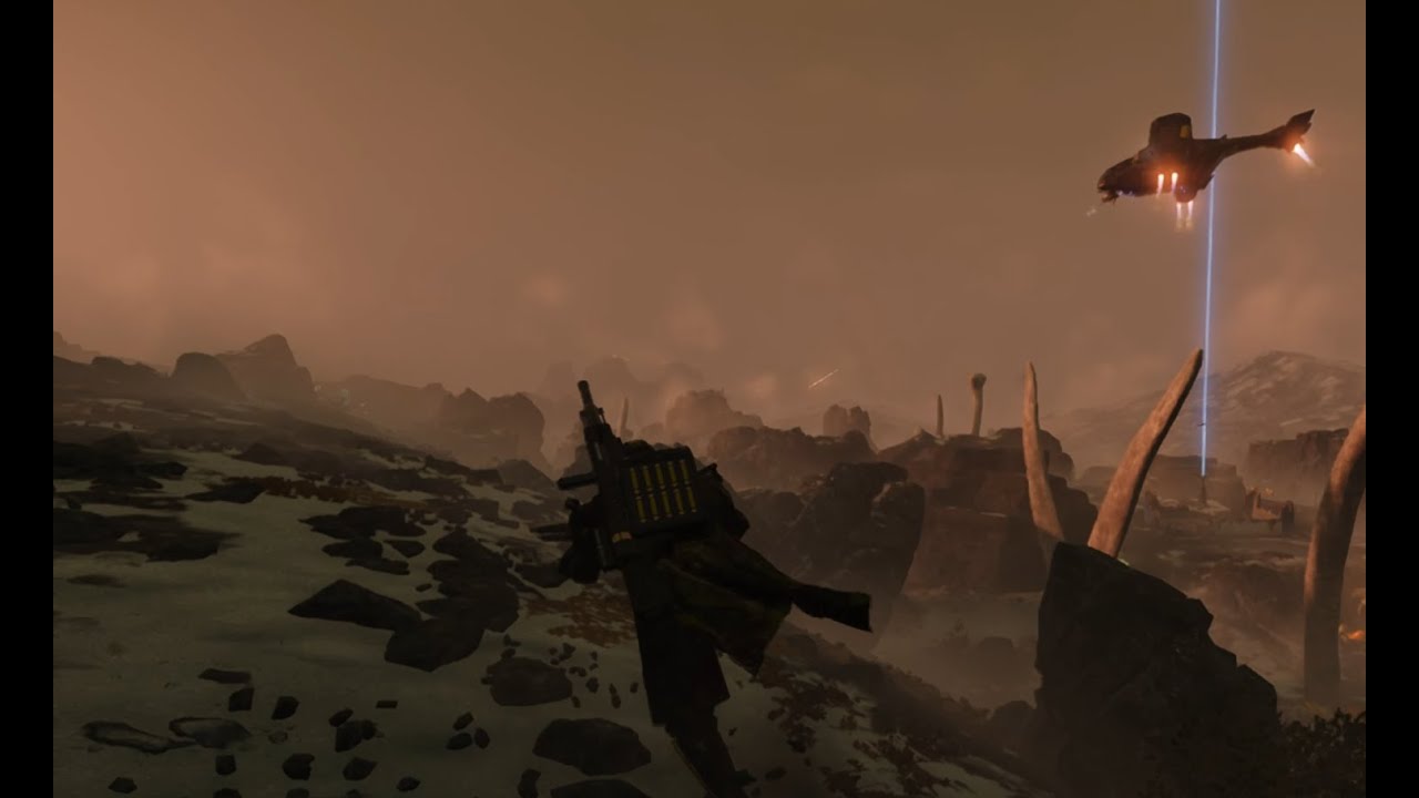 Helldivers 2: Pelican-1 Gunship trick. - YouTube