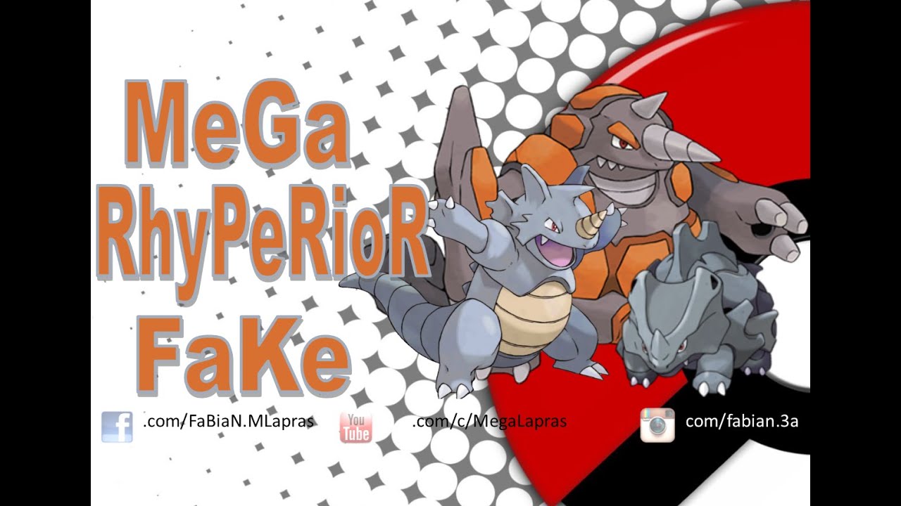 Mega Rhyperior Fake - Pokémon Kanto / Sinnoh - YouTube