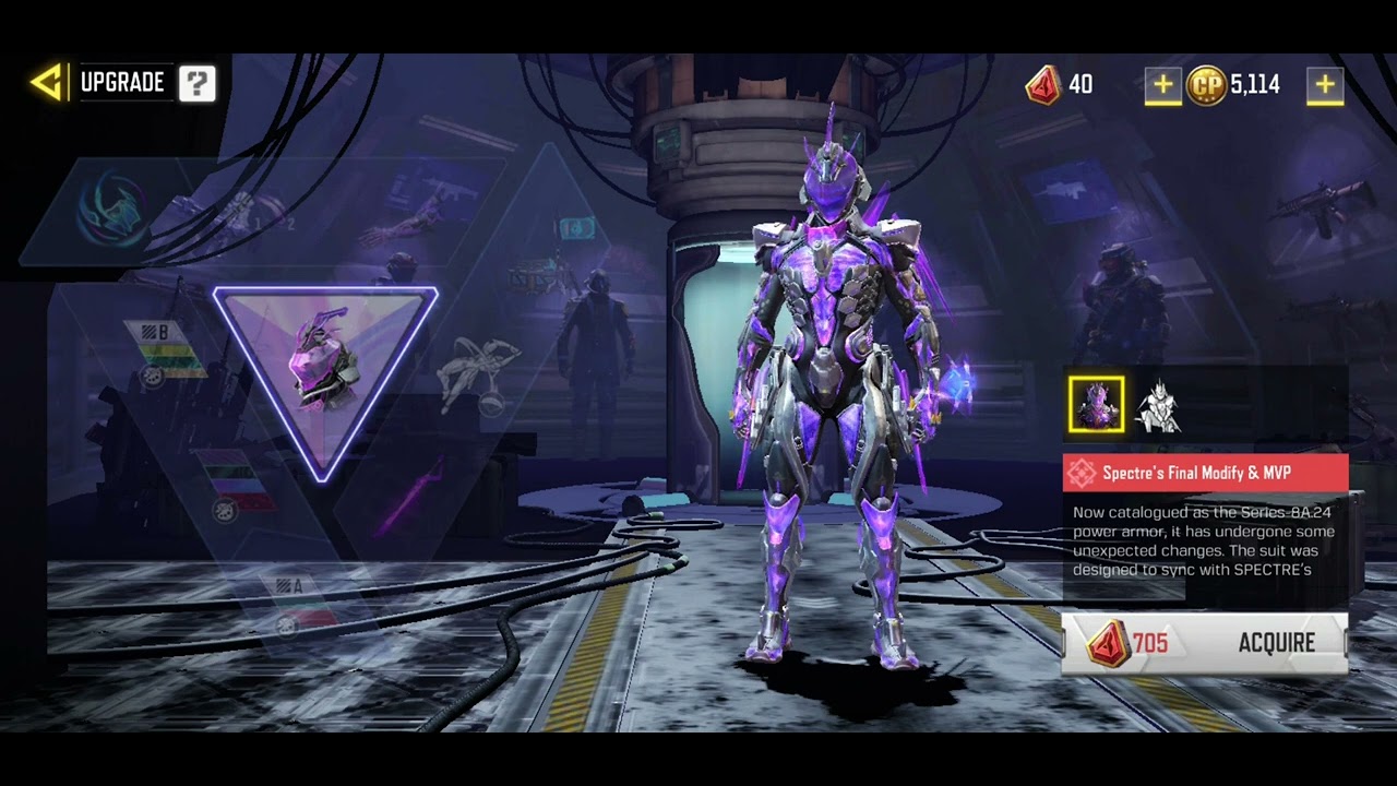 Spectre - T-3 Arm Tech fully upgraded CoD mobile CODM - YouTube