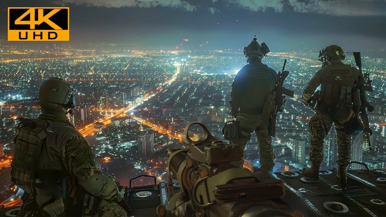 NUCLEAR BOMB BLAST IN THE CITY ! | 4K 60 FPS | CALL OF DUTY 4 MODERN ...