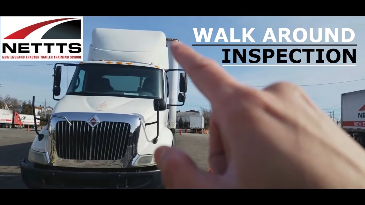 NETTTS CDL PRE TRIP | WALK AROUND INSPECTION - YouTube