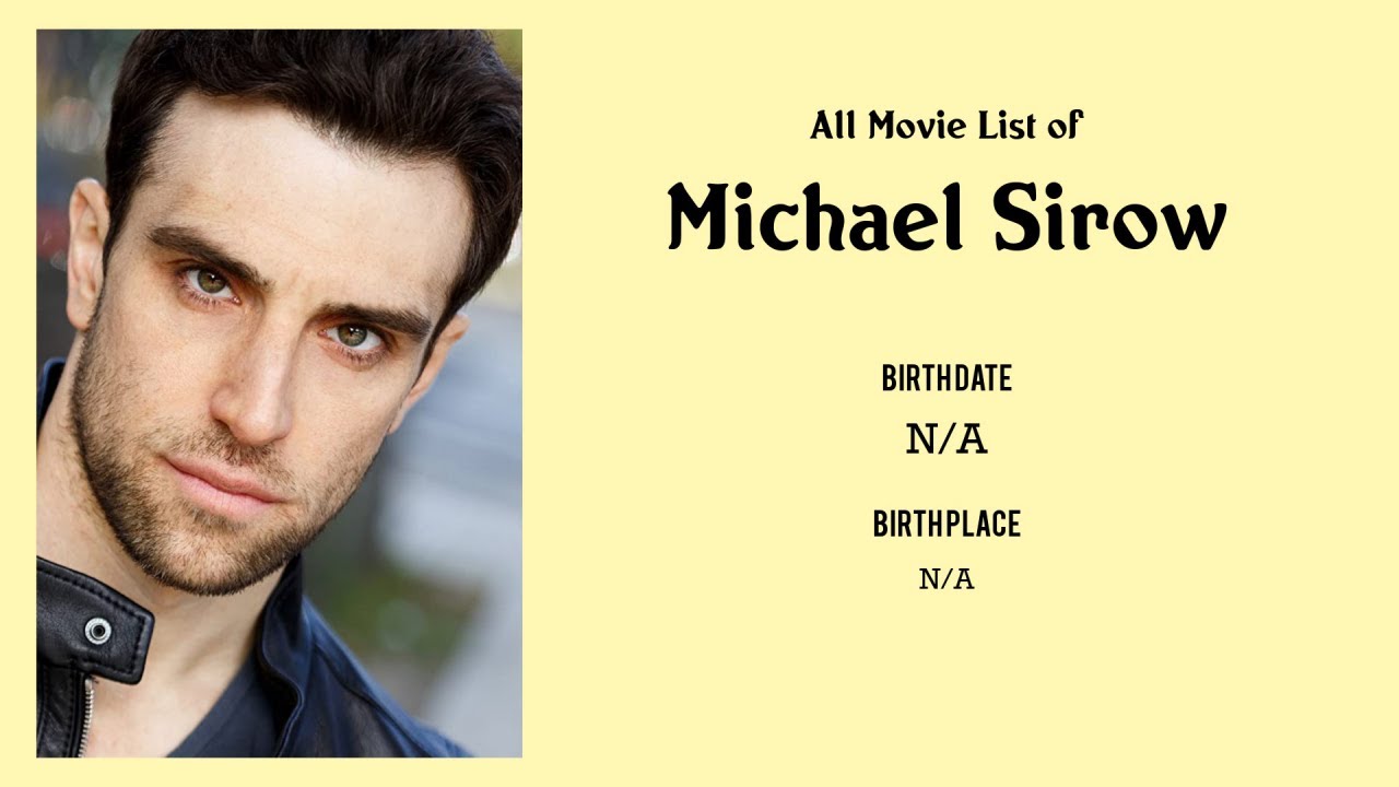 Michael Sirow Movies list Michael Sirow| Filmography of Michael Sirow ...