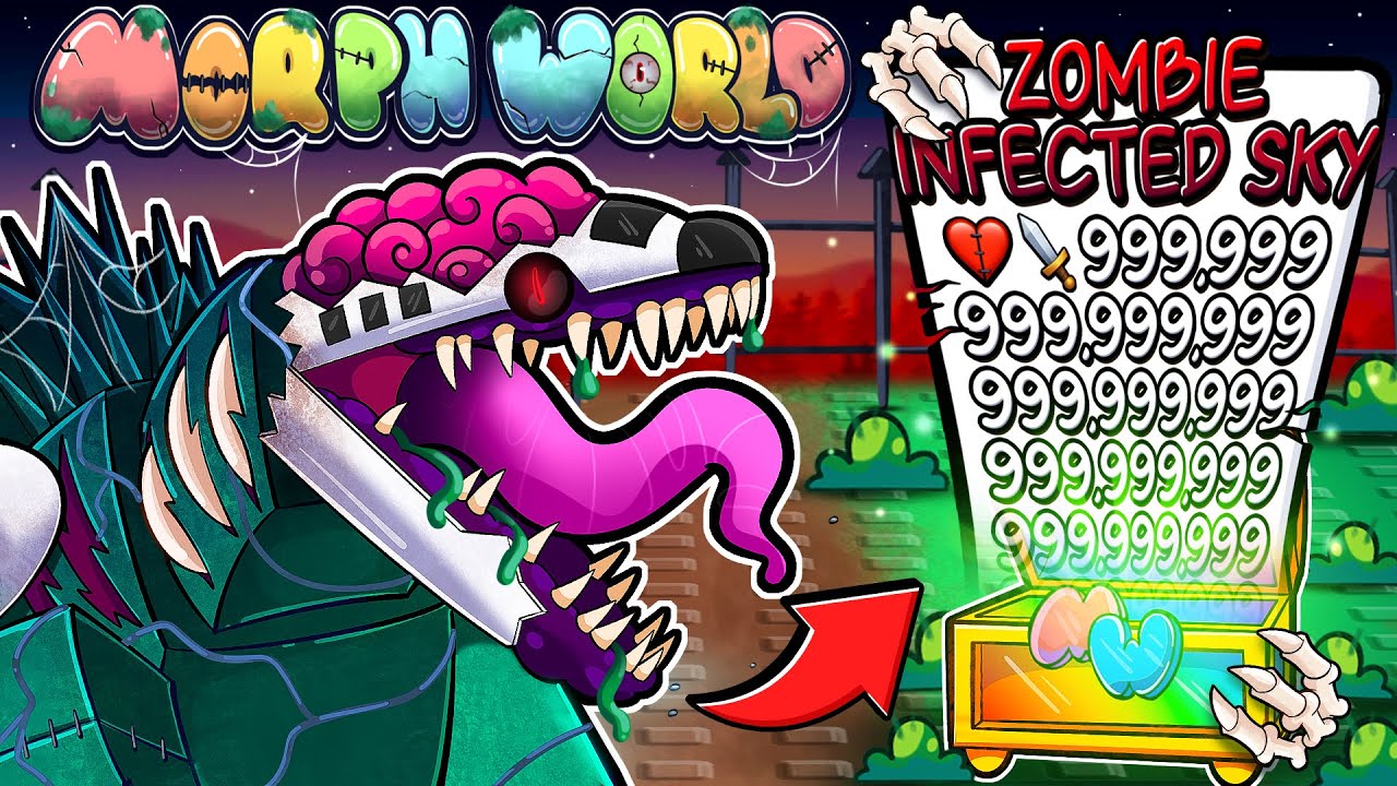 Secretly LEAKING The ZOMBIE INFECTED SKY Update in MORPH WORLD! - YouTube