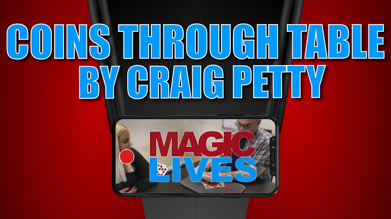 Coins Through Table by Craig Petty | Mystifying Coin Trick - YouTube