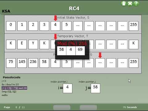 rc4 security algorithm - YouTube