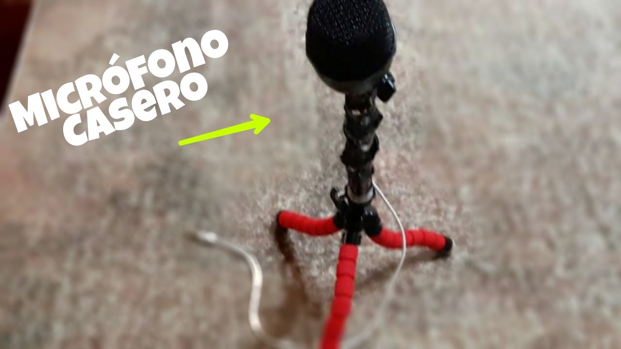 COMO HACER UN MICRÓFONO CASERO / MAURITO ツ - YouTube