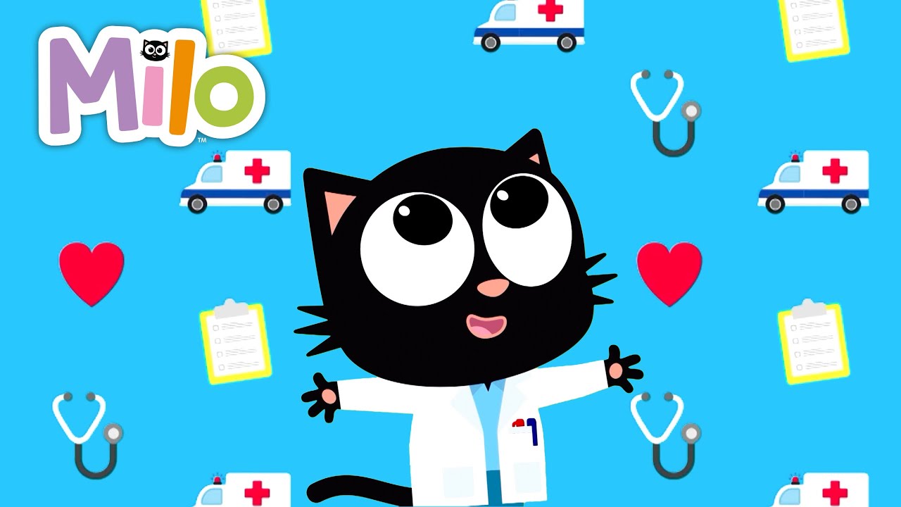 ¿Qué hace un médico? | Milo, el gato #dibujos #niños - YouTube