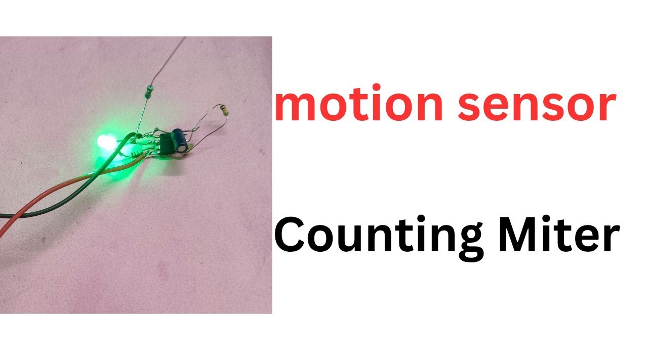 motion sensor, counting miter - YouTube