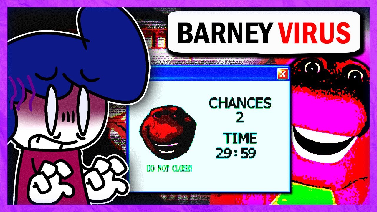 EL VIRUS DE BARNEY (probando virus) | FerChocolatada - YouTube