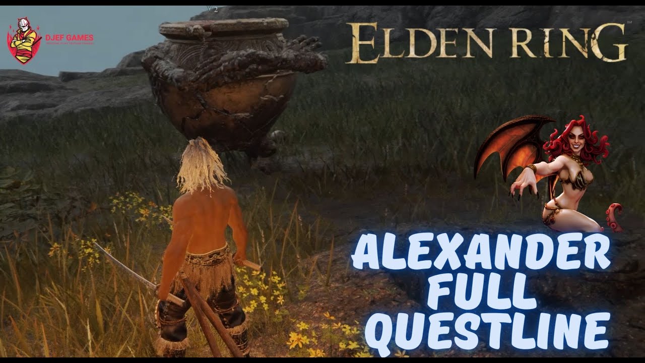 Elden Ring | Alexander Full Questline | Guide | English | Turkish ...