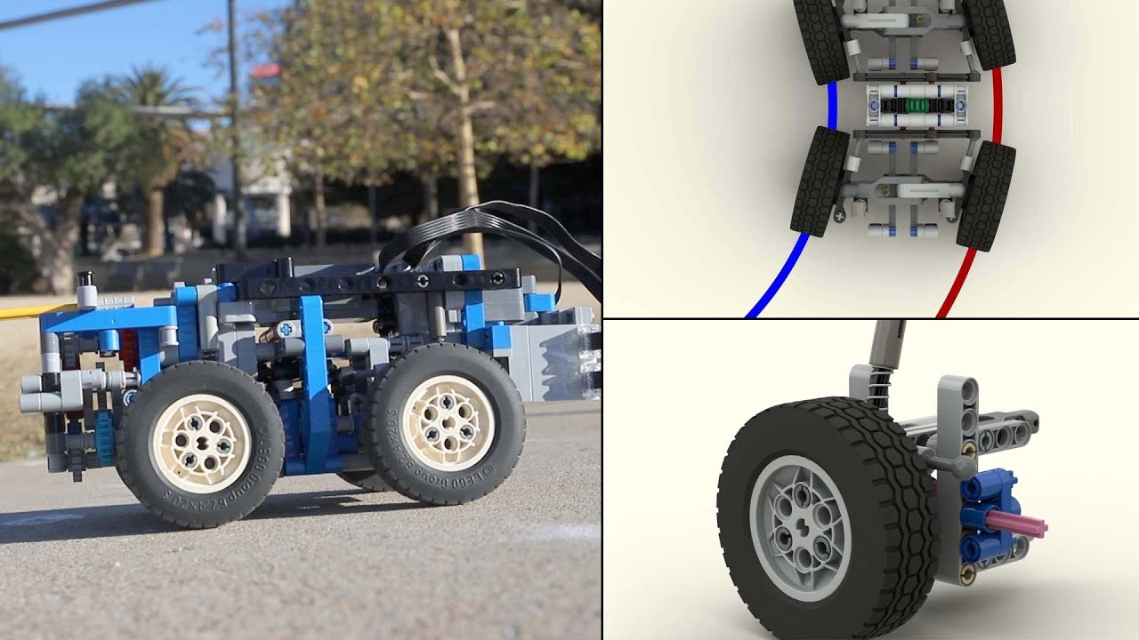 9-wide Independent Suspension with Differential Drive & Steering [with ...
