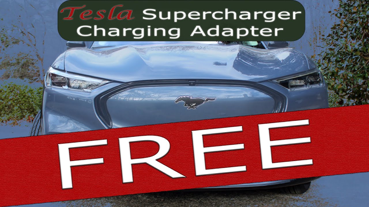 Free Tesla Charging Adapter for Ford EVs | Mustang Mach-E - YouTube