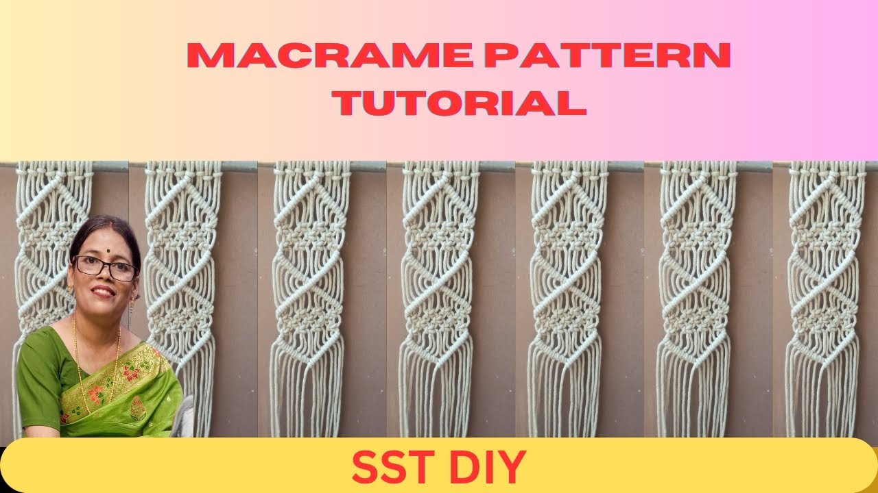 Macrame Pattern Tutorial #viralvideo #video #macramecreation #diy # ...