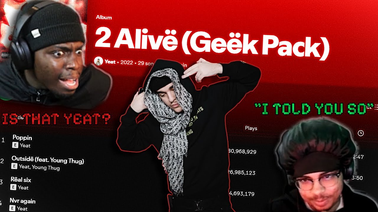 Yeat #1 Fan puts #1 Yeat HATER onto "2 Alivë Geek Pack" By Yeat - YouTube