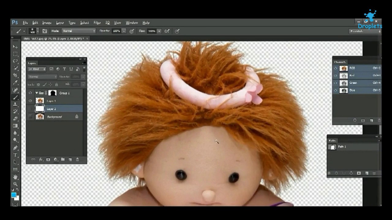 How to mask an image in Photoshop - How to remove background. - YouTube
