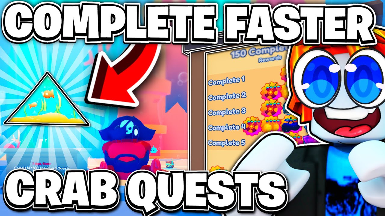 🔱 How To Complete *CRAB BEARD QUESTS* Faster In Roblox Pet Catchers ...