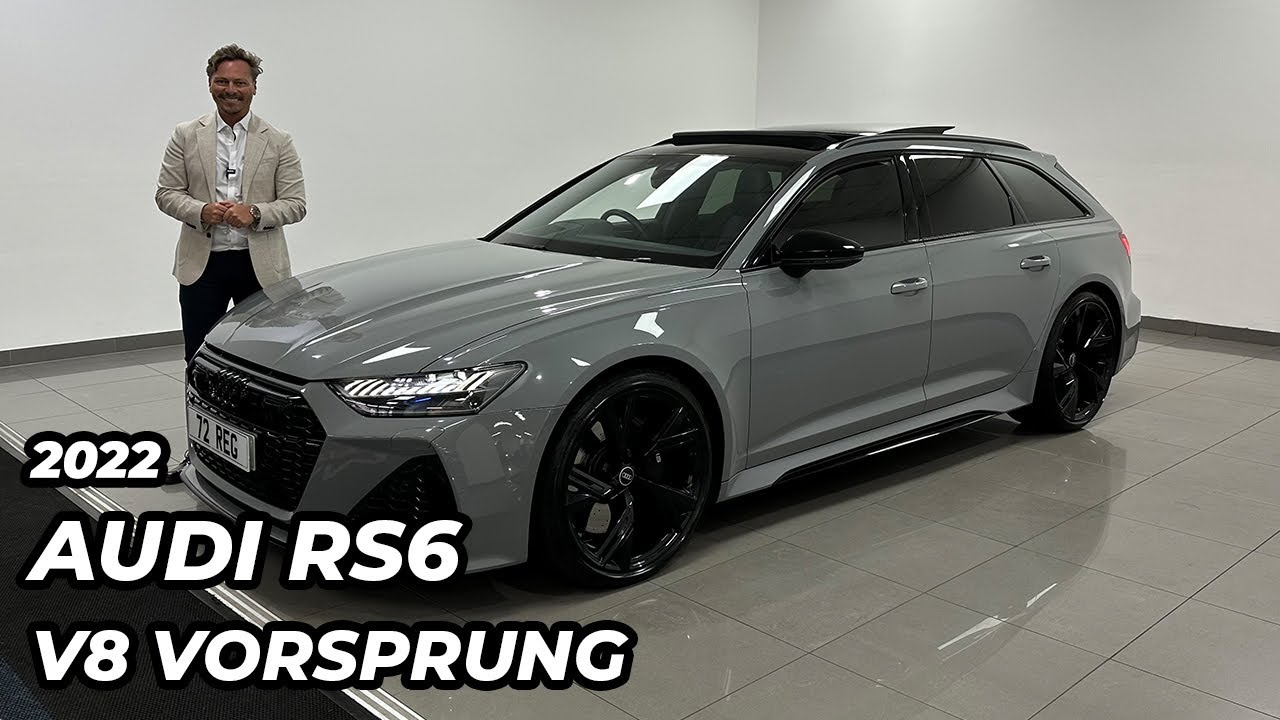 2022 (72) Audi RS6 4.0TFSI V8 Vorsprung Quattro - YouTube