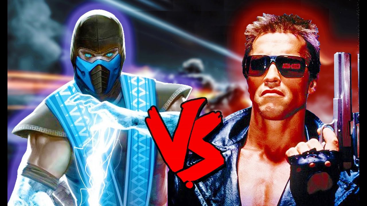 Sub-Zero Vs The Terminator - Epic Battle - Mortal Kombat Costume Skin ...