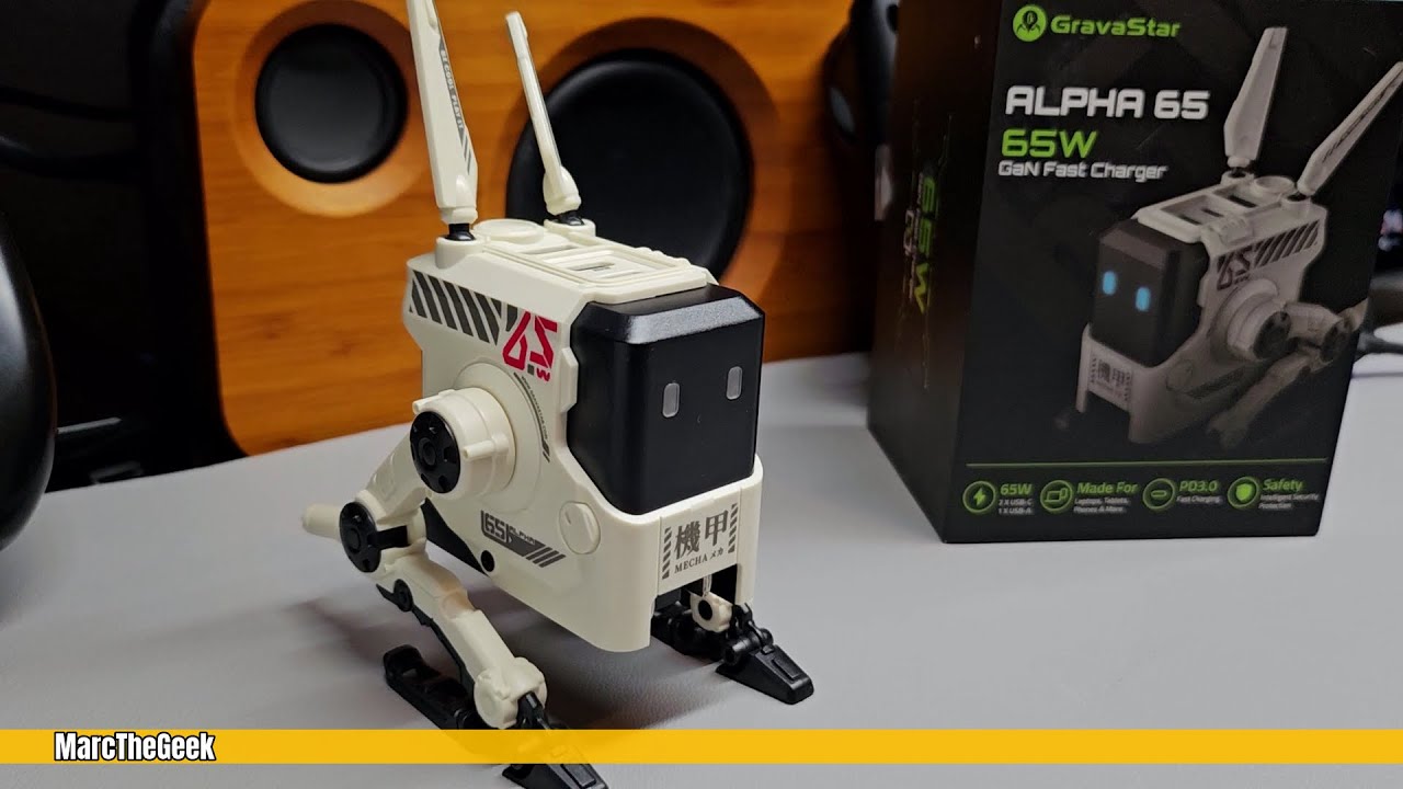 GravaStar ALPHA 65 - Very Cool Looking GaN Fast Charger - YouTube