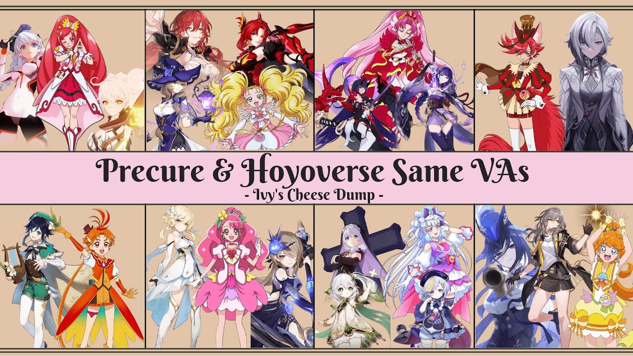 Precure/Pretty Cure & Mihoyo/Hoyoverse Same Voice Actors - YouTube