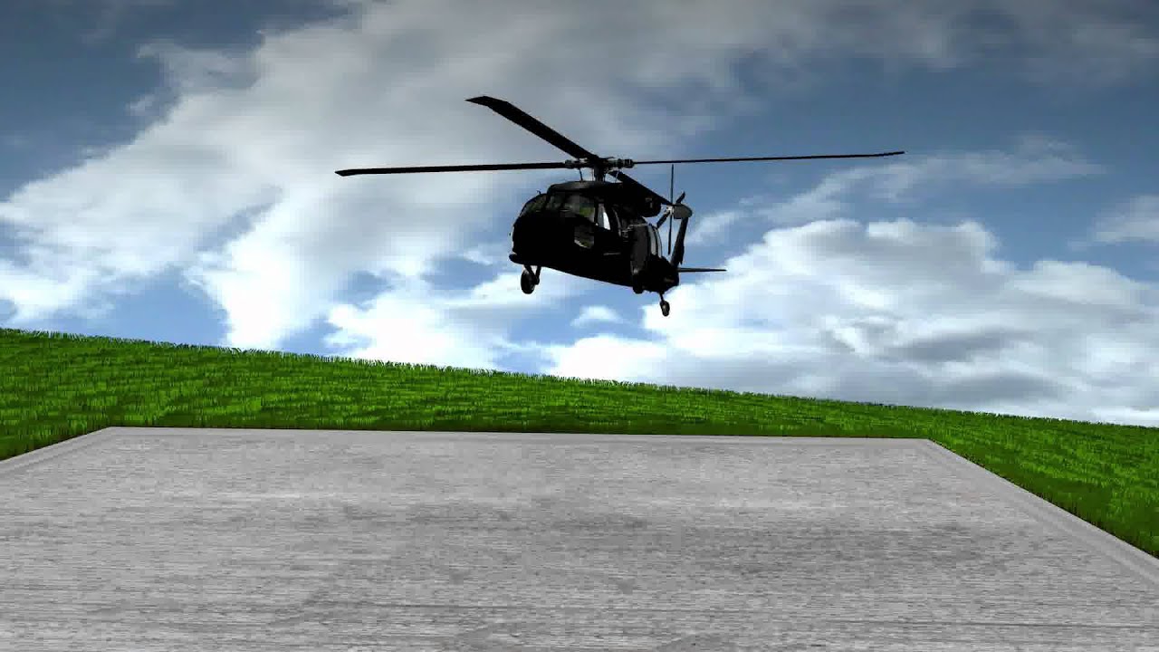 Blender 3D Animation Helicopter - YouTube