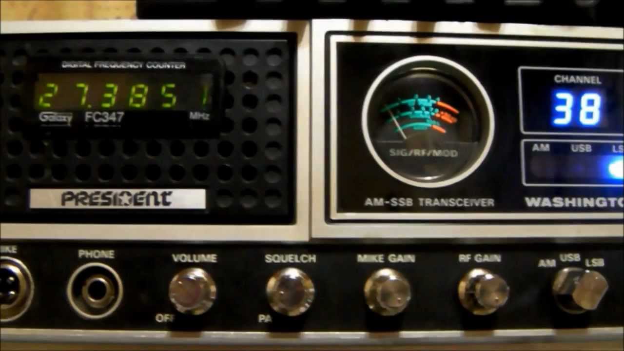 President/Uniden Washington Built-in Galaxy FC347 - YouTube