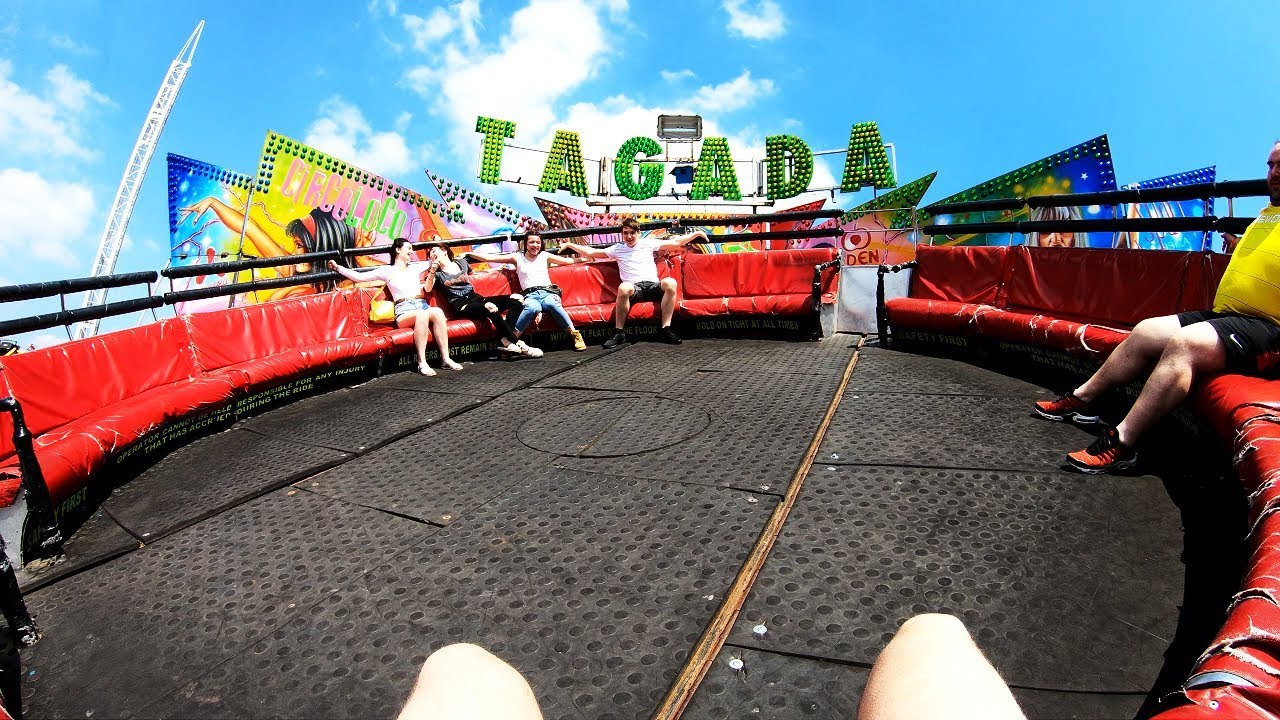 TERRIFYING TAGADA! Scott & Mike on William Roberts' Crazy Tagada @ Knutsford Fair! - YouTube