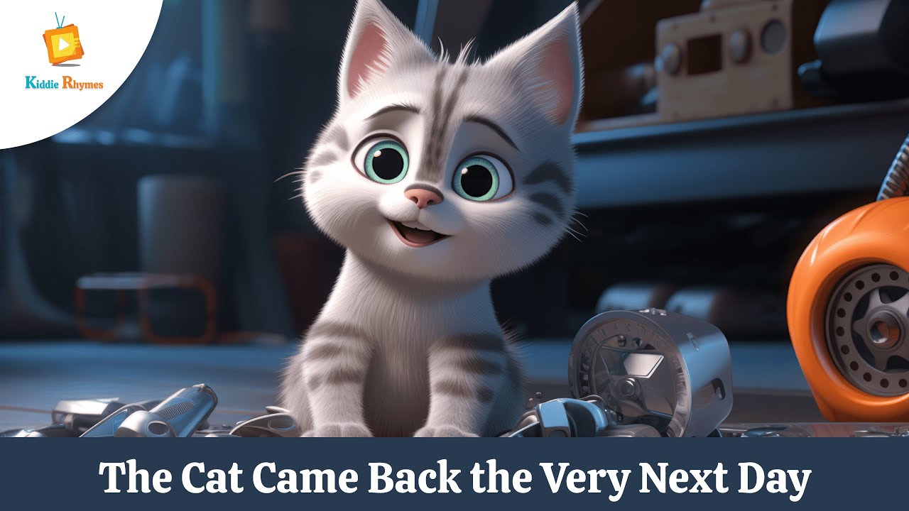 The Cat Came Back the Very Next Day | kiddierhymes #kids #kidsvideo # ...