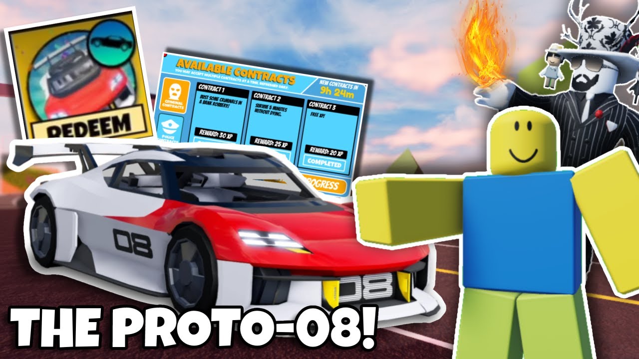 I got *EVERY ITEM* and the PROTO-08 in Roblox Jailbreak - YouTube