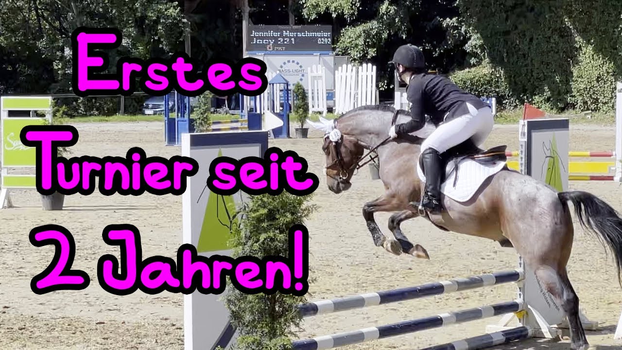 Erstes Turnier seit 2 Jahren 🦄 Springreiter Wettbewerb - YouTube