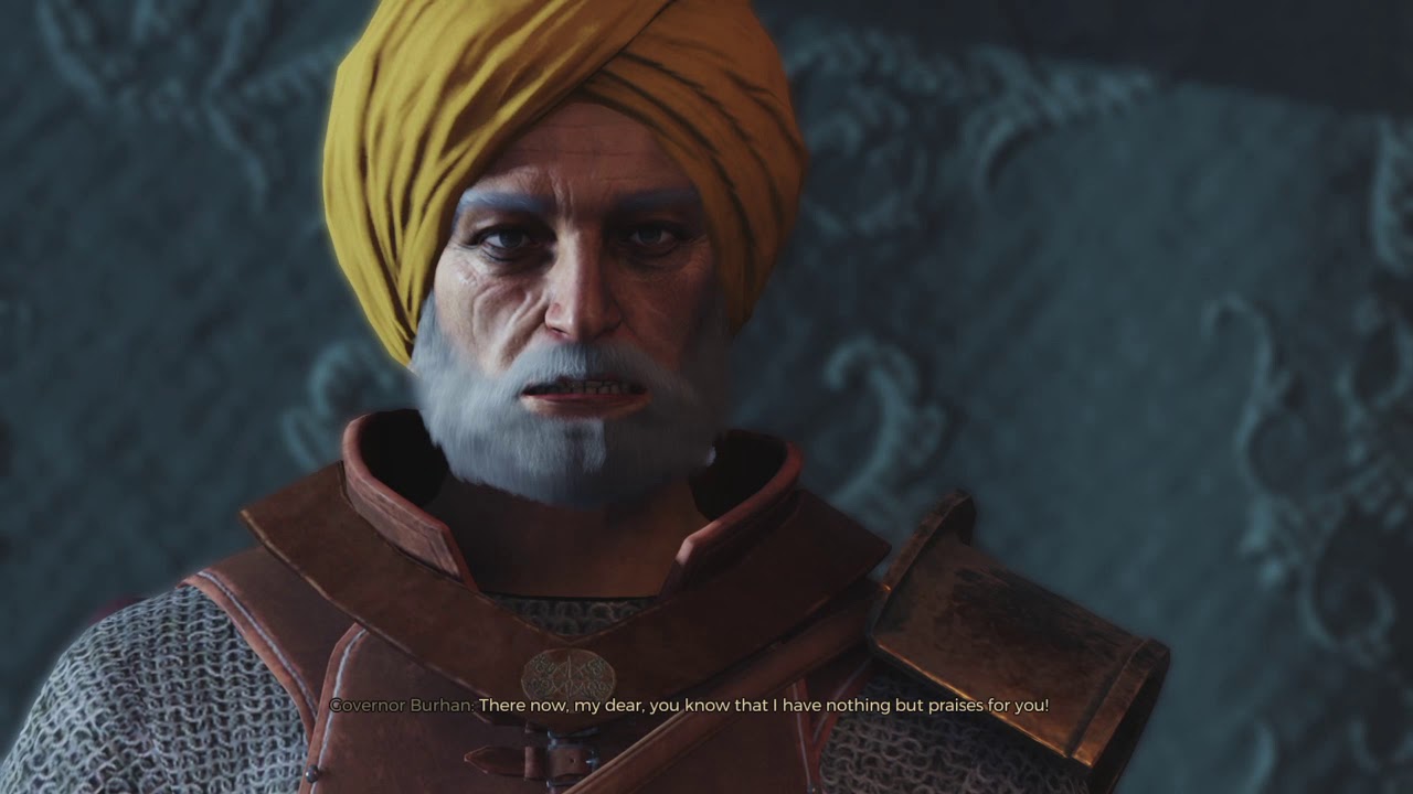 GreedFall - Burhan on Aphra - Aphra in Party - YouTube