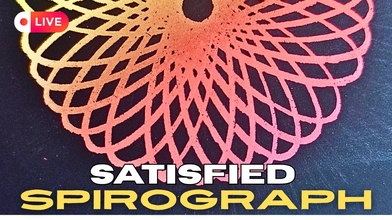 🎨 LIVE Spirograph Drawing – Mesmerizing, Satisfying & Relaxing Art in ...
