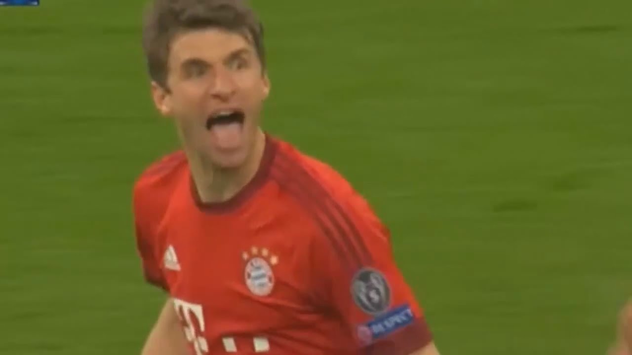 ECE: Thomas Müller goal celebration vs Juventus 2016 GOAT EDITION - YouTube