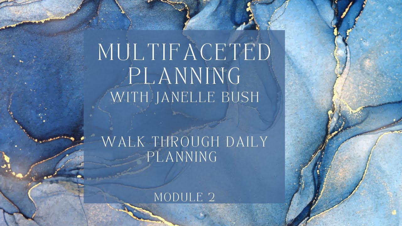 Module 2- Walk through Daily Planning - YouTube