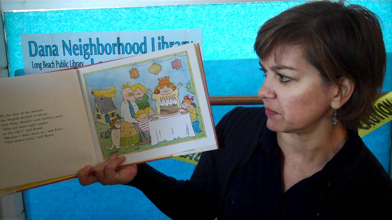 Banned Books Week Read-out reading from The Stupids Take Off by Harry ...