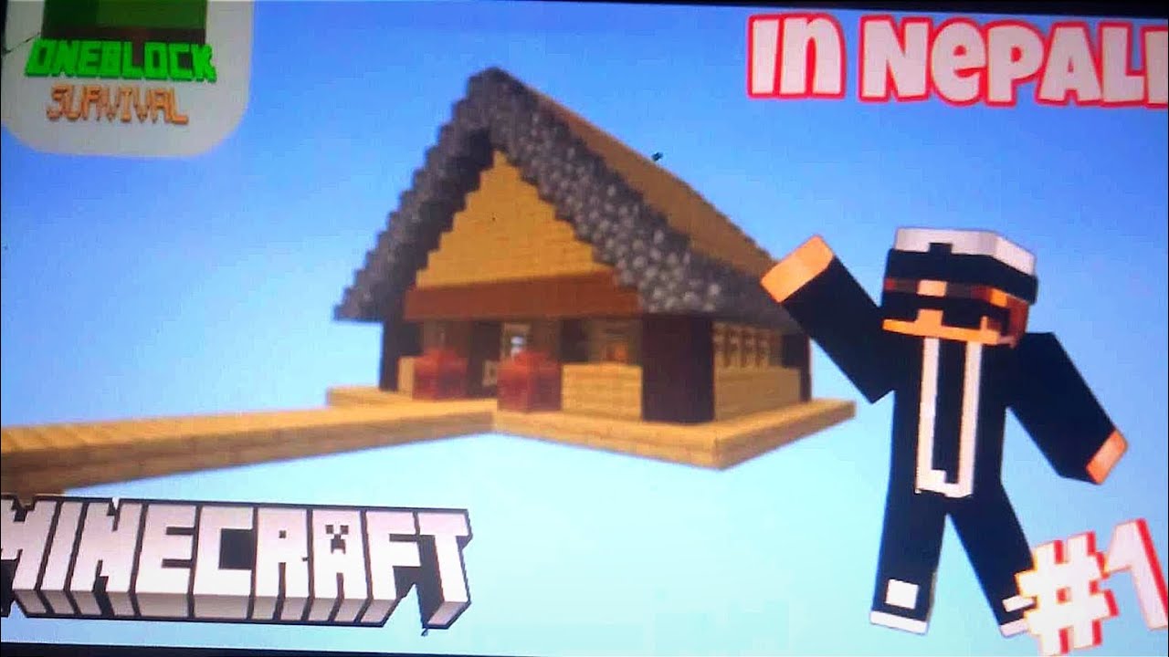Building Chest Room #1 - Minecraft One Block - 🙏😆😅🥰🤗😁 - YouTube