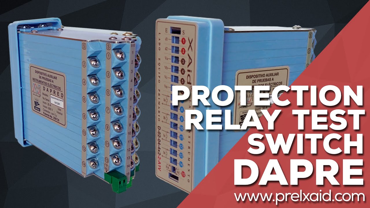 Protection relay test block / Prtotection relay test switch Dapre - YouTube