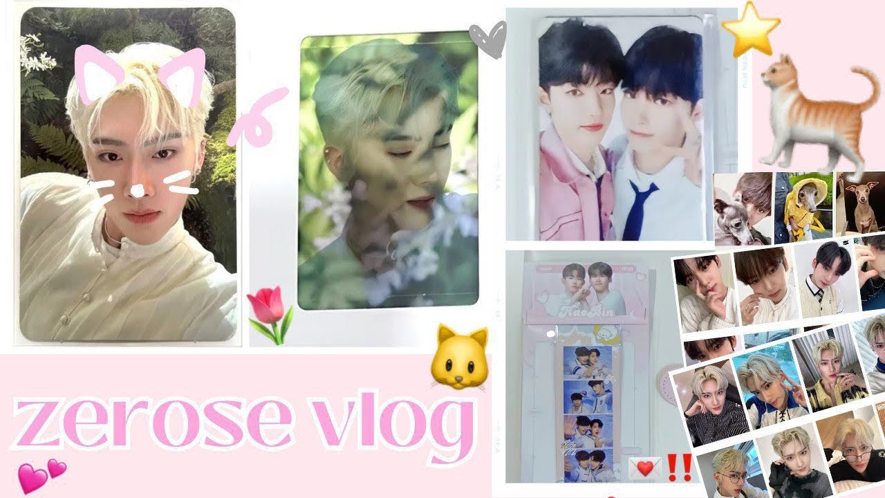 [제로즈로그] | zerose vlog #2 | pc arrived ! | haobin merch + photo id | 제로즈 ...