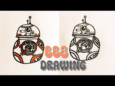 HOW TO DRAW BB8-FOR BEGINNERS - YouTube