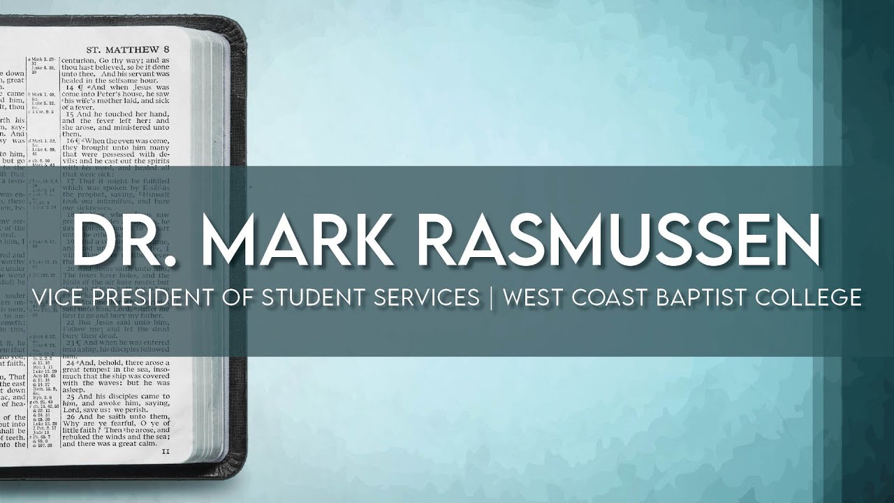 Guest Speaker - Dr Mark Rasmussen - YouTube