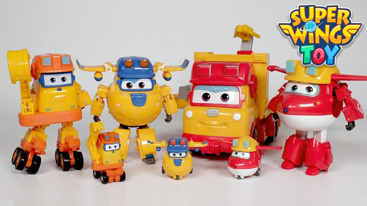 Superwings Rescue team! | Compilation | Excavator | Super wings Toy ...
