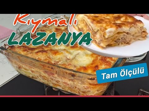 Kıymalı Lazanya Tarifi 👉Tam Ölçülü Muhteşem Bir Lezzet 