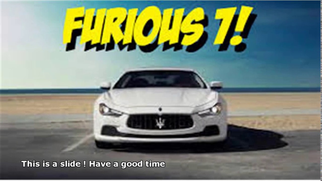 maserati fast and furious 7 - YouTube