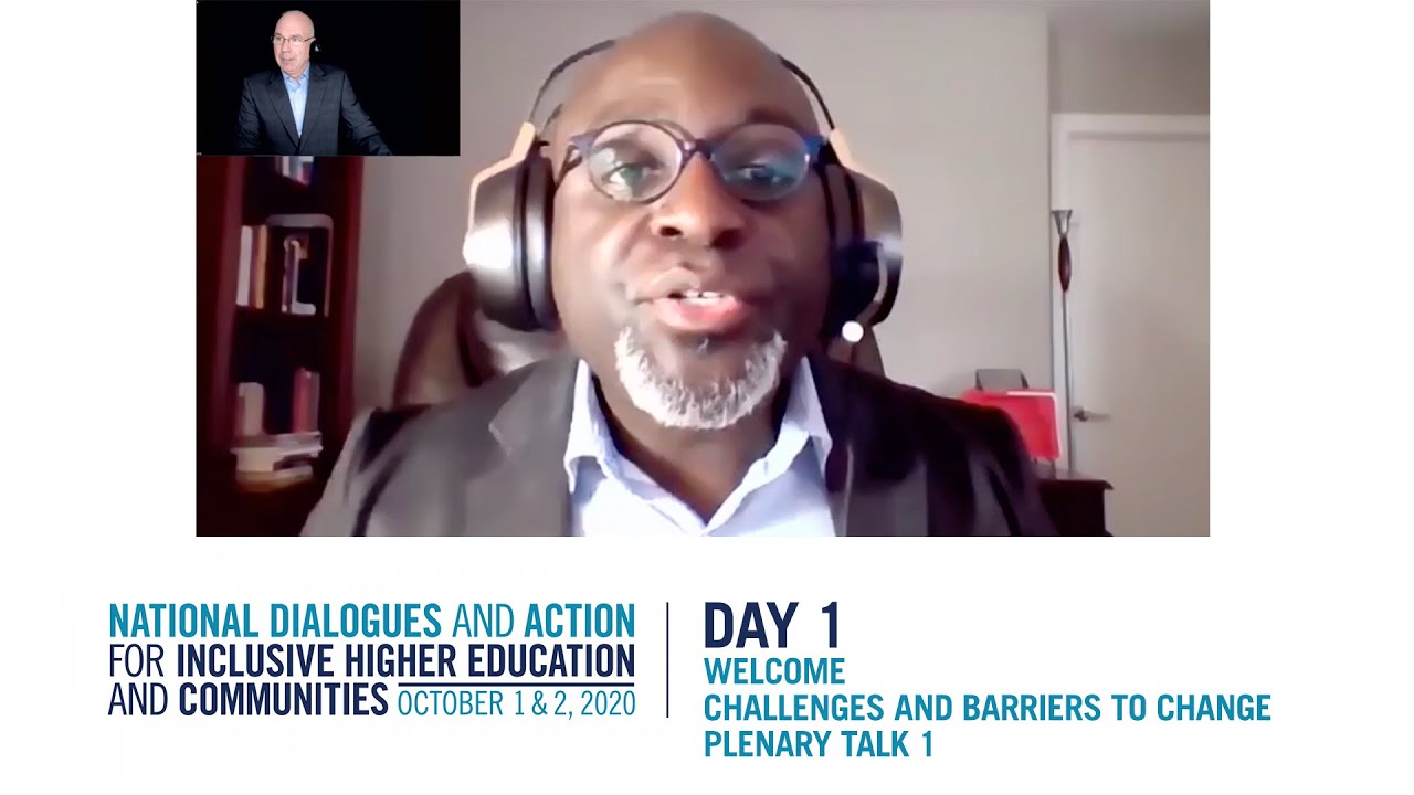Day 1 - Welcome, Challenges and Barriers to Change, and Plenary Talk 1 ...