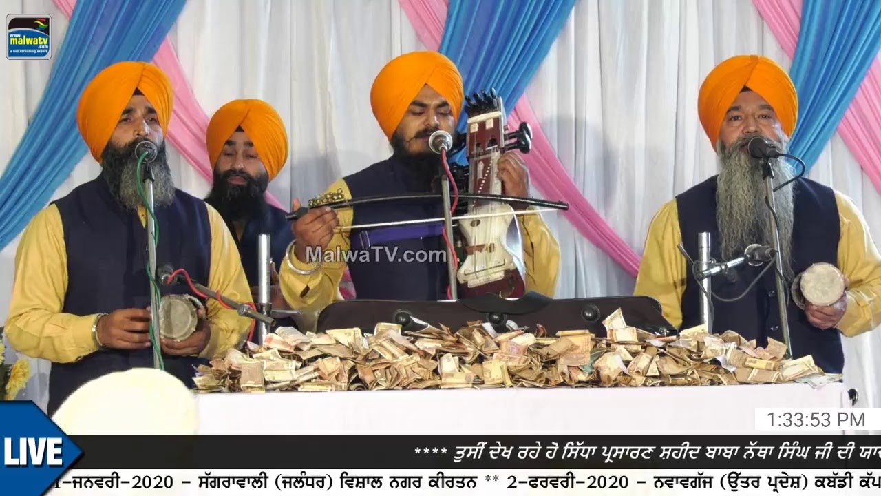 Dadhi Jatha FAUJA SINGH SAGAR || SAHID BABA NATHA SINGH JI || KANDOLA ...