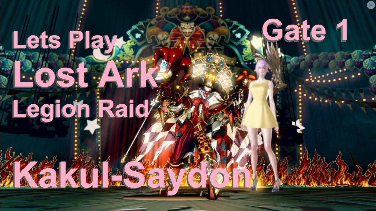 Lost Ark Kakul-Saydon Gate 1 Bard POV clown raid Normal Mode - YouTube