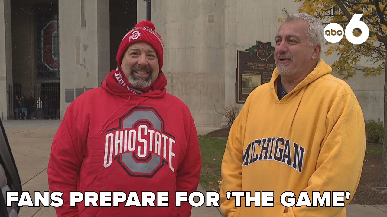 Ohio State, Michigan fans get ready for "The Game" - YouTube