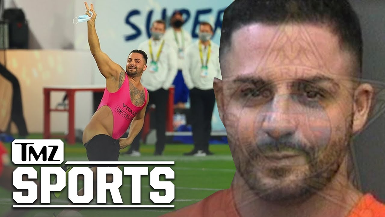 Idiot Super Bowl Streaker Booked for Trespassing, Mug Shot Released ...