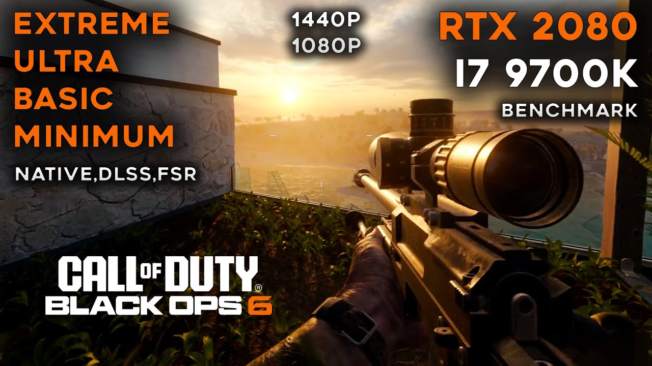 Call of Duty : Black Ops 6 Beta on RTX 2080 | DLSS , Native | Benchmark ...